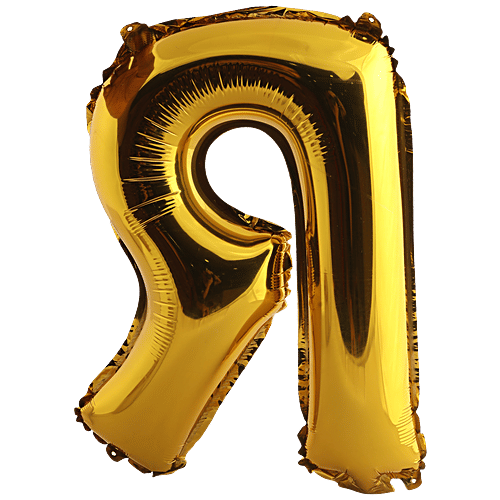 Buy Bvishal Foil Alphabet Balloon - Letter R, Party Decor, For Birthday ...