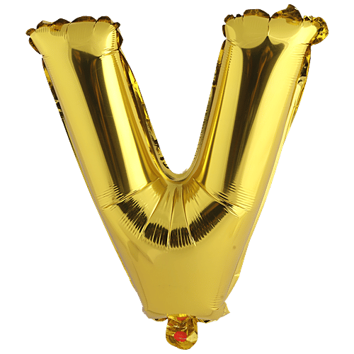Buy Bvishal Foil Alphabet Balloon - Letter V, Party Decor, For Birthday ...