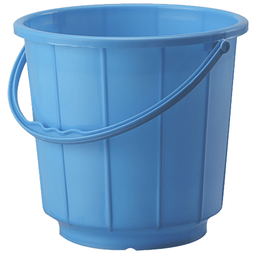 Buy Ratan Super Bucket - Plastic, 116, New Blue, For Kitchen & Bathroom ...