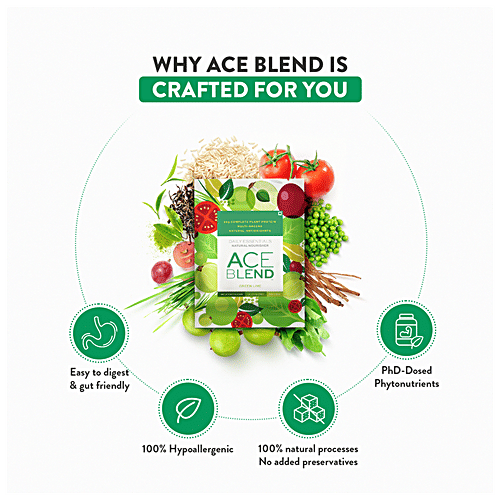 Buy Ace Blend Natural Nourisher - Rich In Plant Protein, For Strong ...