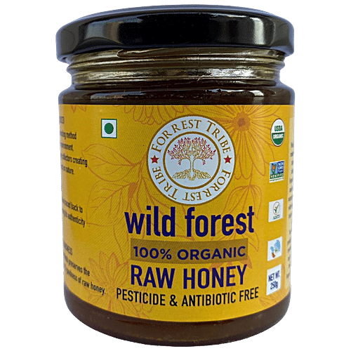 Buy Forrest tribe Wild Forest Raw Honey - 100% Organic, Pesticide ...