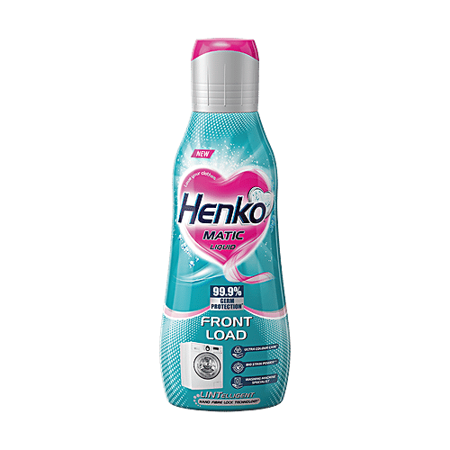 Buy Henko Matic Liquid Detergent - Front Load, Nano Fibre Lock ...
