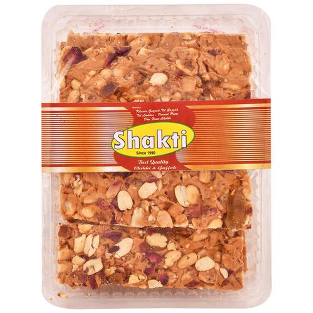 Buy Shakti Chikki Peanut Dry Fruit Gulab - Rich In Nutrients, Vegan ...
