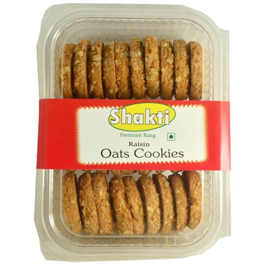Buy Shakti Raisin Oats Cookies - Premium, Rich In Protein & Fibre, No ...