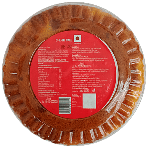 Buy NILGIRIS Cherry Cake - Soft & Fluffy Online at Best Price of Rs 110 ...