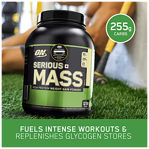 Buy Optimum Nutrition Serious Mass High Protein Weight Gain Powder ...