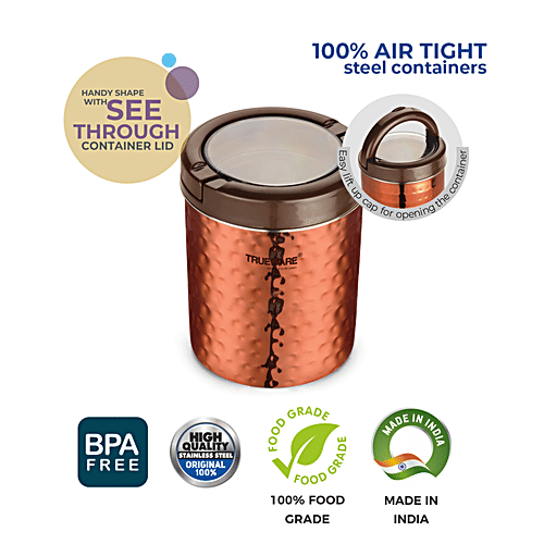 Buy Trueware Stainless Steel Lacquer Finish Hammer Lift Up Plus ...