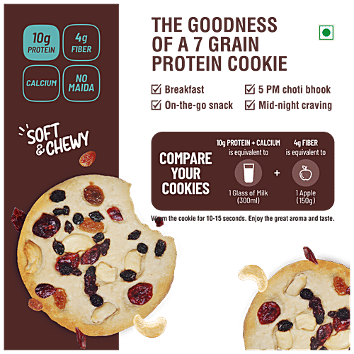 Buy Ritebite Max Protein Cookies - Trail Mix, Rich In Fibre & Calcium ...