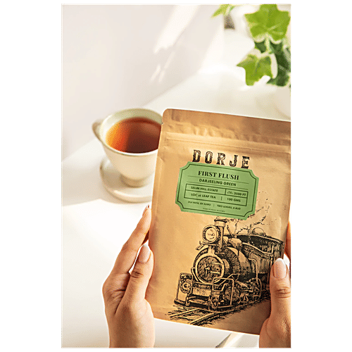 Buy Dorje First Flush Darjeeling Green Tea - Rich In Antioxidants ...