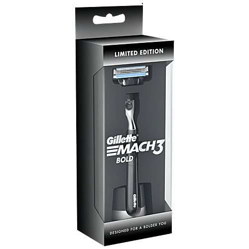 Buy Gillette Mach 3 Bold With Magnetic Razor Dock - Stylish Shaver For ...