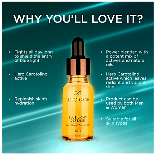Buy ColorBar Blue Light Defense - Skin Shield Serum Oil, Paraben-Free ...