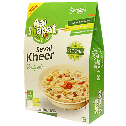 Buy AAI SHAPAT Sevai Kheer Ready Mix - No Artificial Colours, No ...