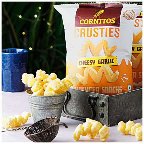 Buy Cornitos Crusties Chana Snacks - Cholesterol & Gluten Free, Cheesy ...