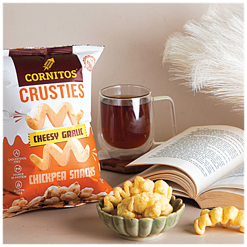 Buy Cornitos Crusties Chana Snacks - Cholesterol & Gluten Free, Cheesy ...