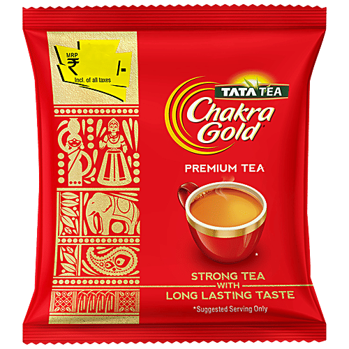 Buy Tata Tea Chakra Gold - Premium Dust Tea, Strong Flavour, Long ...