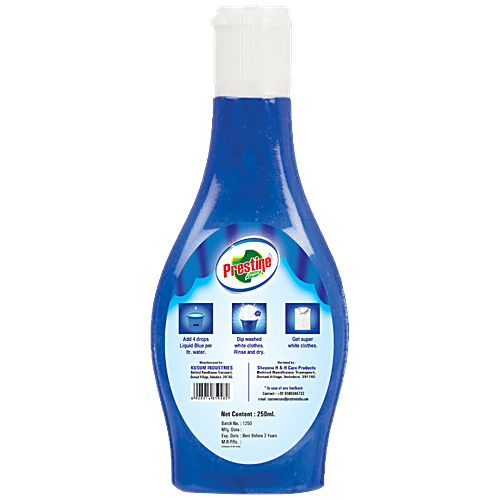 Buy Prestine Liquid Blue - Fabric Whitener, For White Clothes Online at ...