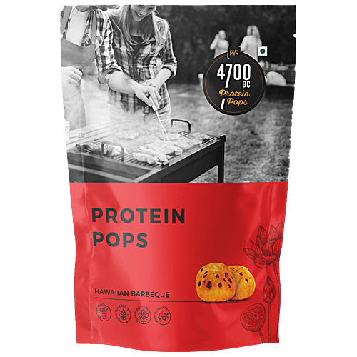 Buy 4700BC Protein Pops - Hawaiian Barbeque, Foxnuts/Makhana, Gluten ...