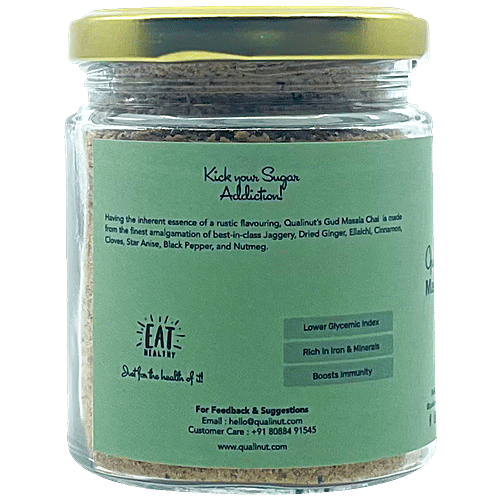 Buy Qualinut Gourmet Gud Masala Chai - Lower Glycemic Index, Rich In ...