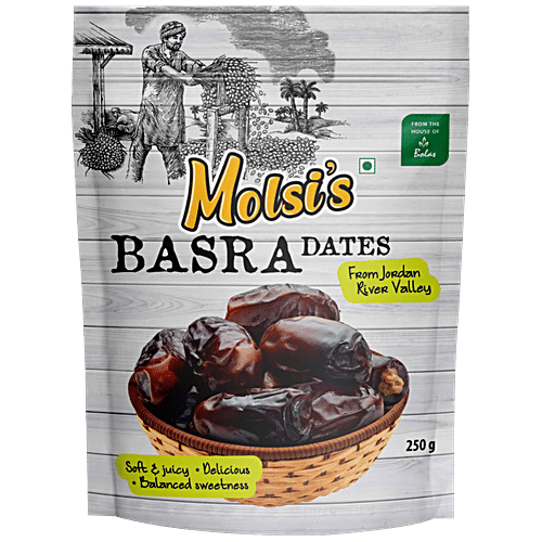 Buy Molsi's Basra Dates - Soft, Juicy, Delicious, Balanced Sweetness ...