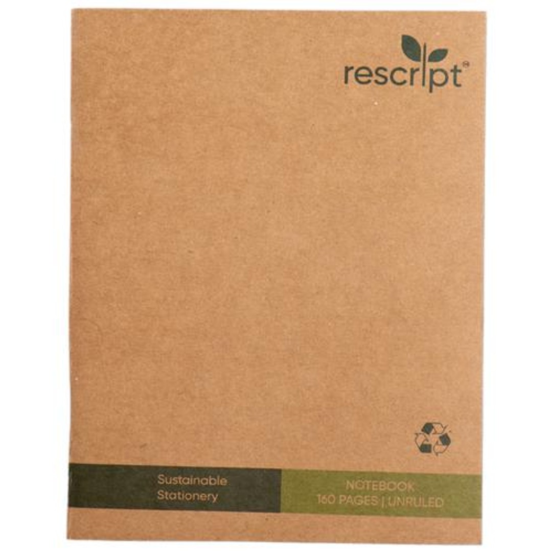 Buy Rescript Recycled King Size Notebook - Unruled, 245 mm x 180 mm ...