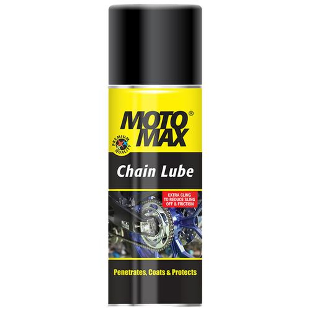 Buy Motomax Chain Lube Spray - Penetrates, Coats & Protects Online at ...