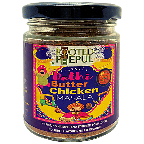 Buy Rooted Peepul Delhi Butter Chicken Masala - More Spice Less Chilli ...