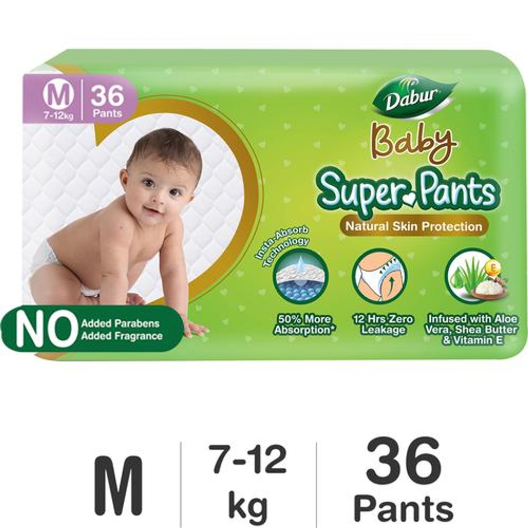Buy Dabur Baby Diapers - Natural Skin Protection, Insta-Absorb ...