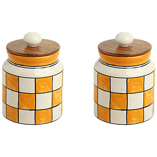 Buy ExclusiveLane Ceramic Multi Purpose Storage Jars/Containers ...