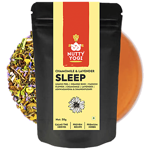 Buy Nutty Yogi Sleep Tea - Herbal, Rich In Antioxidants, Calms The ...