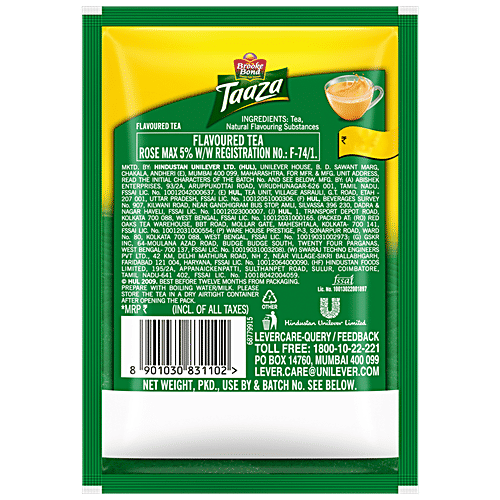 Buy Taaza Tea Leaves - Refreshing Flavour & Aroma Online at Best Price ...