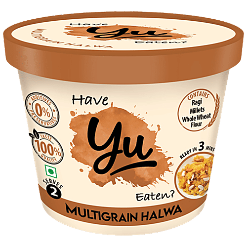 Buy Yu Multigrain Halwa - Instant, Handcrafted, Ready Made Indian Sweet ...