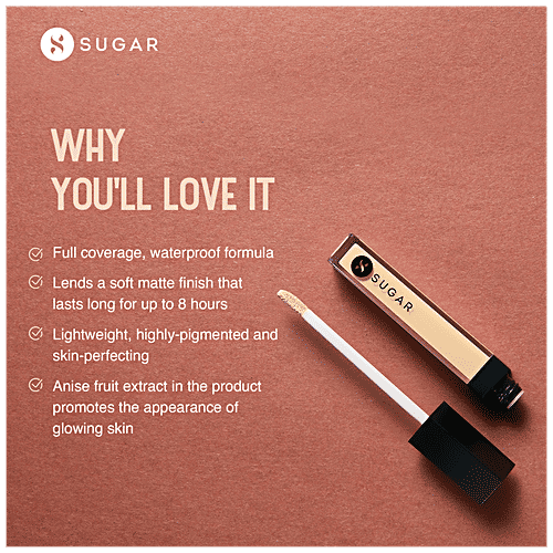 Buy SUGAR Cosmetics Magic Wand Waterproof Concealer - Light, Golden ...