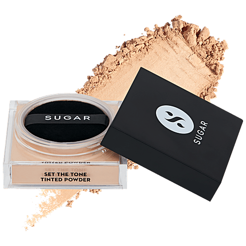 Buy Sugar Cosmetics Set The Tone Tinted Powder - For Luminous Matte ...