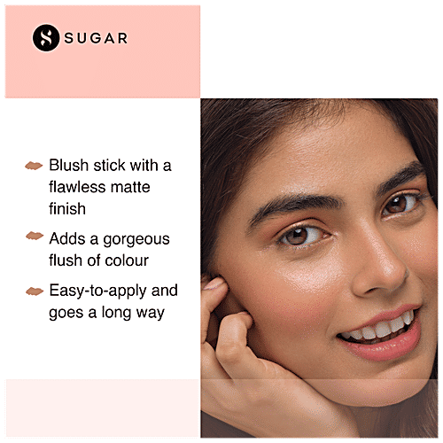 Buy SUGAR Cosmetics Face Fwd Blush Stick - Flawless Matte Finish Online at Best Price of Rs 719. ...