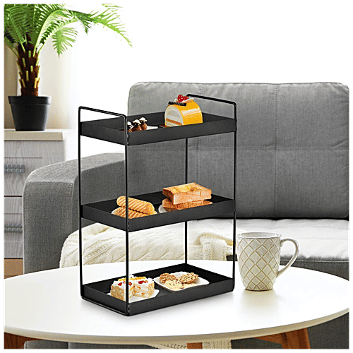 Buy Femora Kitchen Rack - 3 Tier, Metal Storage & Multipurpose ...