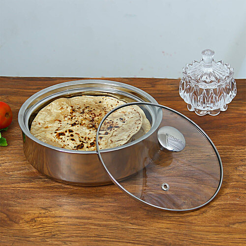 Buy Femora Stainless Steel Insulated Roti Server - Double Wall ...