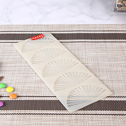 Buy HAZEL Silicone Fondant Cake Decorating Mould - Fan Shape, 5 ...