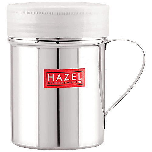 Buy HAZEL Stainless Steel Powder Shaker With Handle & Lid Cap ...