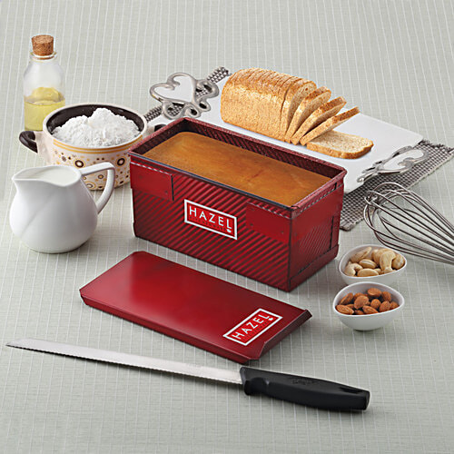 Buy HAZEL Pav Bread Mould With Lid Cover - Single, Aluminized Steel ...