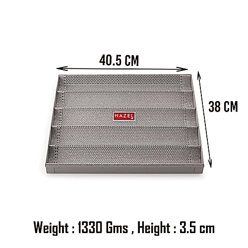 Buy HAZEL Long French Bread Tray - Heavy Gauge, Aluminized Steel, Non ...