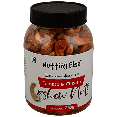 Buy NUTTING ELSE Tomato & Cheese Cashew Nuts - Rich In Protein ...