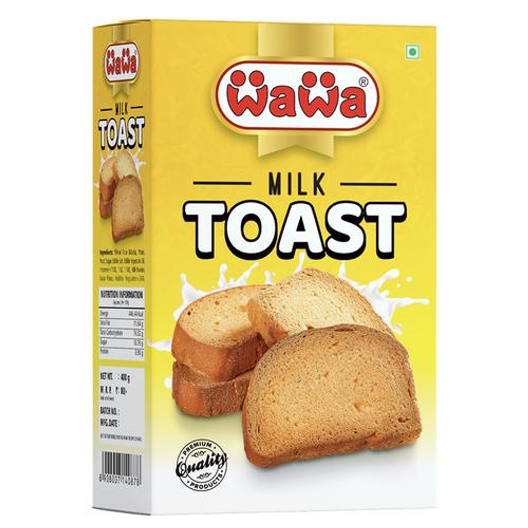 Buy Wawa Milk Toast - Vegetarian Rusk, Sweet & Light, Teatime Snack ...