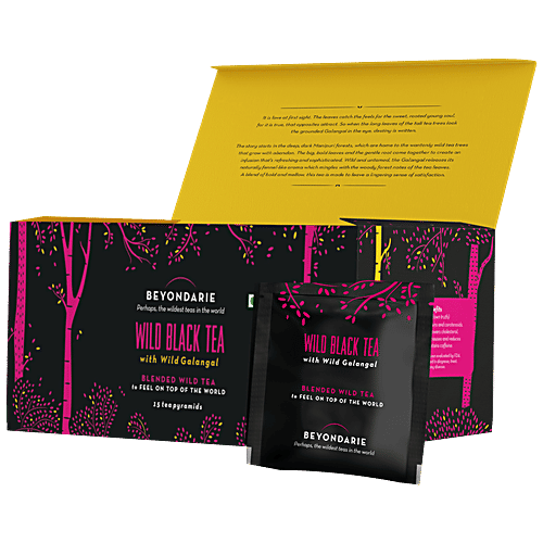 Buy Beyondarie Wild Black Tea With Galangal - Antioxidant Rich Online at Best Price of Rs 269.1 ...