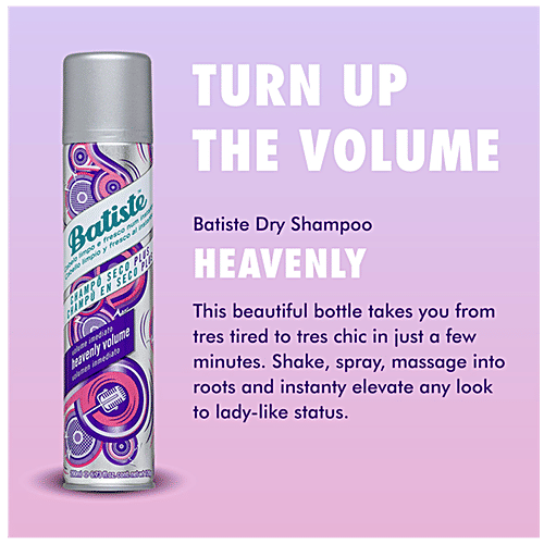 Buy Batiste Dry Shampoo - Heavenly Volume, Refreshes Your Hair Online ...