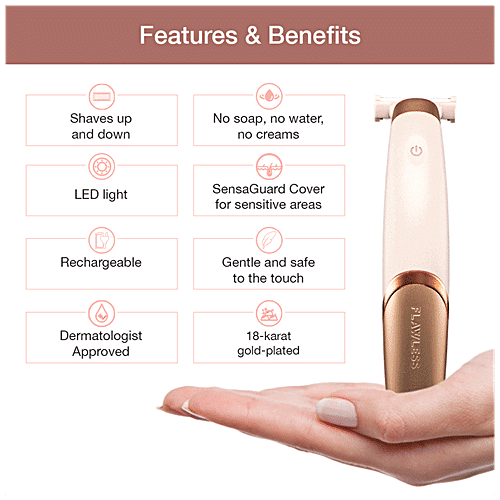 Buy Flawless Electric Nu Razor Hair Remover - For Arms, Legs, Bikini ...