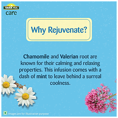 Buy Tata Tea Care Rejuvenate Herbal Infusion Green Tea - With Chamomile ...