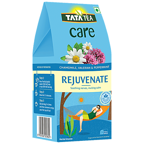 Buy Tata Tea Care Rejuvenate Herbal Infusion Green Tea - With Chamomile ...