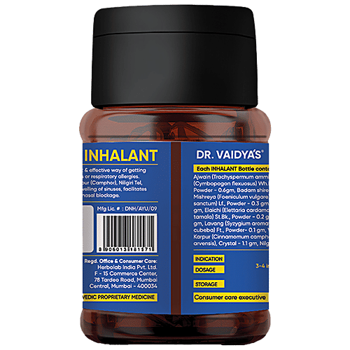 Buy Dr. Vaidya's Inhalant - Camphor & Eucalyptus, Provides Relief From ...