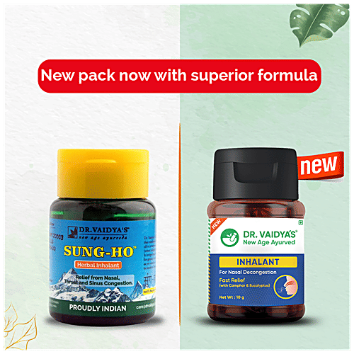 Buy Dr. Vaidya's Inhalant - Camphor & Eucalyptus, Provides Relief From ...