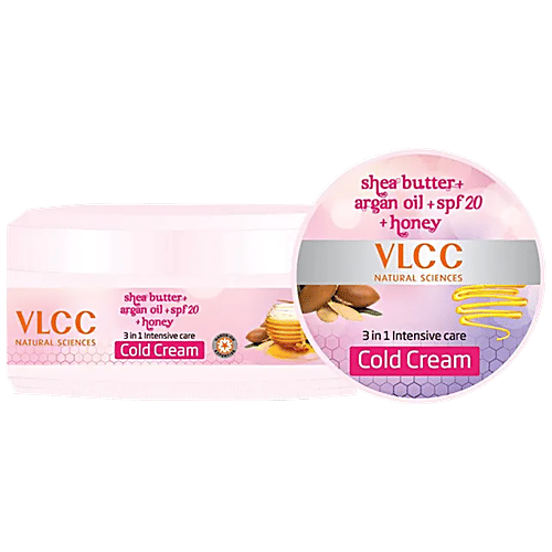 Buy VLCC 3 In 1 Intensive Care Cold Cream With Shea Butter, Argan Oil ...